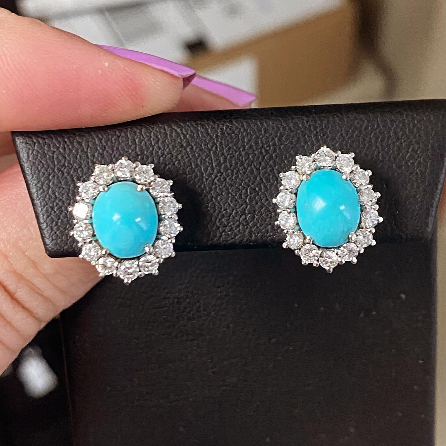 Why Turquoise and Diamonds Make the Perfect Statement Earrings - Beje ...